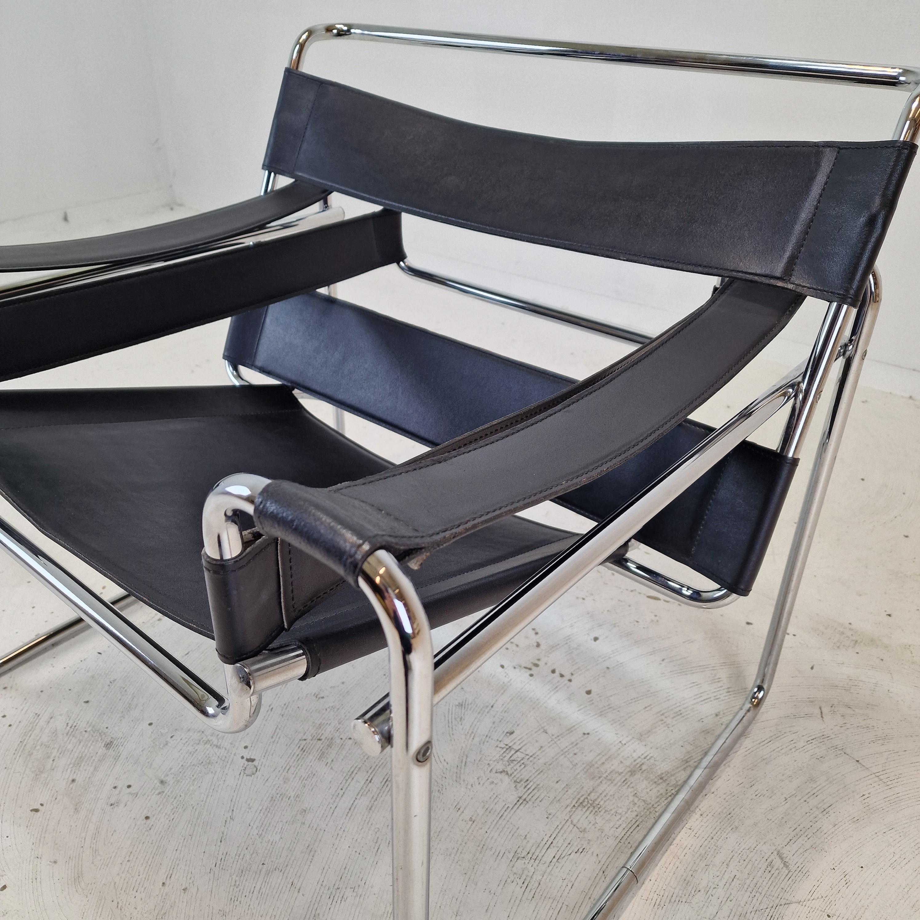Wassily Chair by Marcel Breuer, 1980s For Sale at 1stDibs