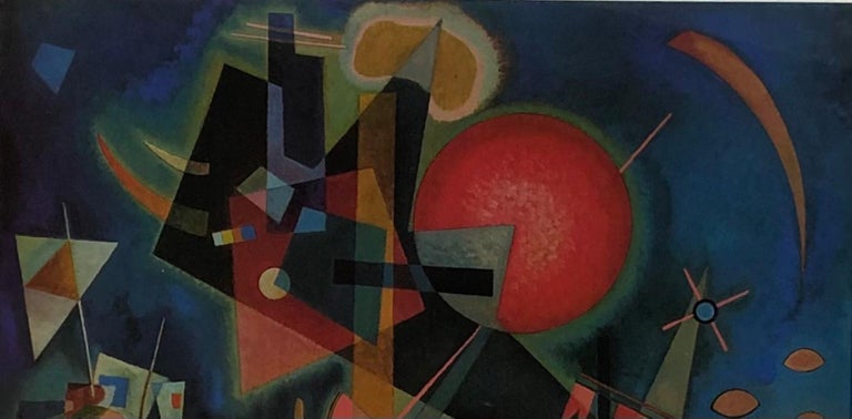 Wassily Kandinsky Print, in the Blue For Sale at 1stDibs
