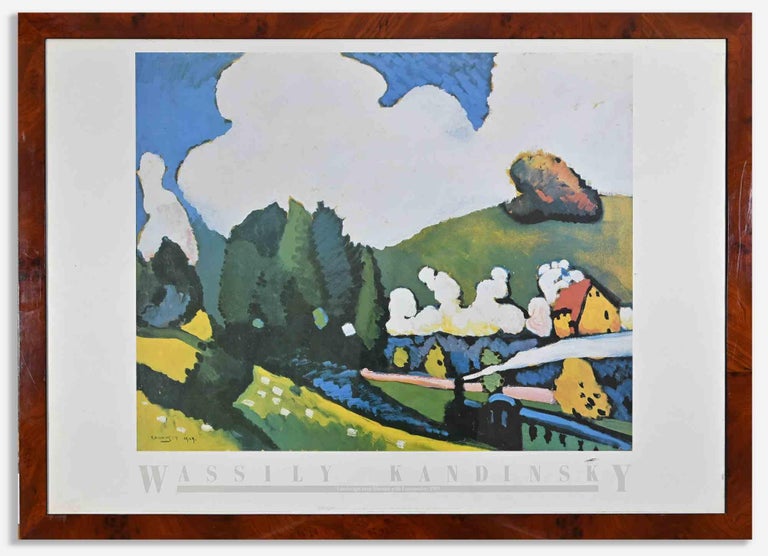 Kandinsky's Exhibition Poster - Vintage Poster - Late 20th Century For ...