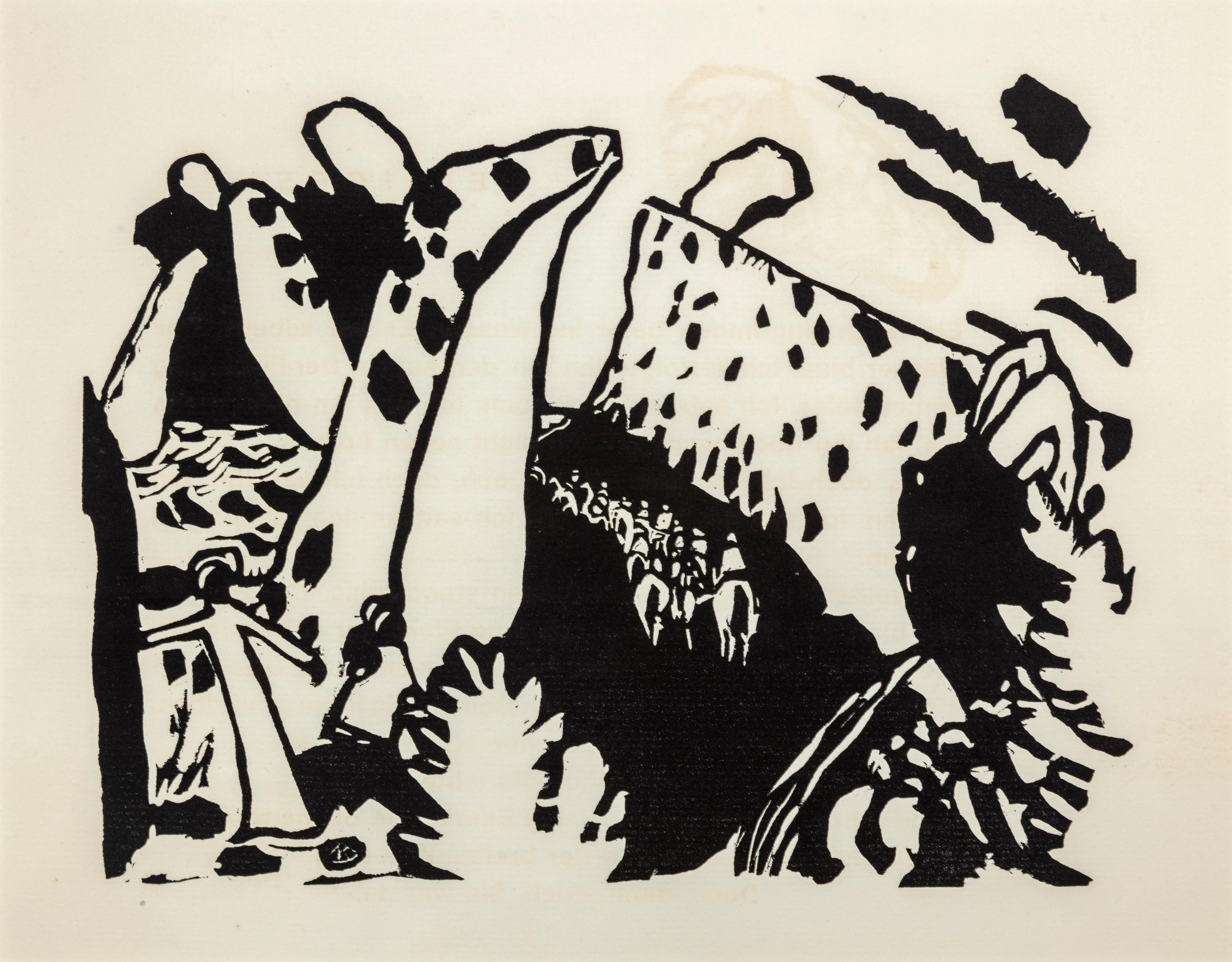 Wassily Kandinsky - Klänge: Reiterweg (Equestrian trail), Roethel #111 ...