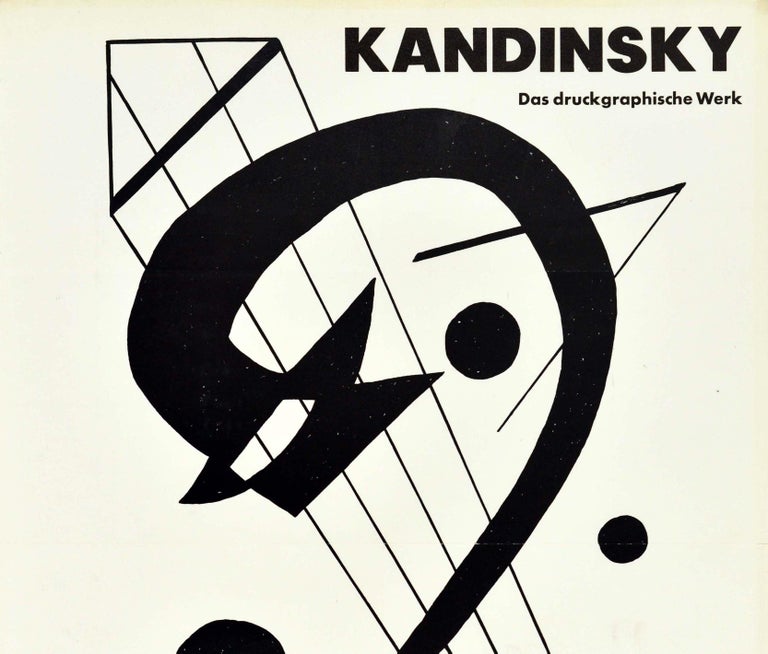 Wassily Kandinsky - Original Vintage Poster Kandinsky Graphic Works ...