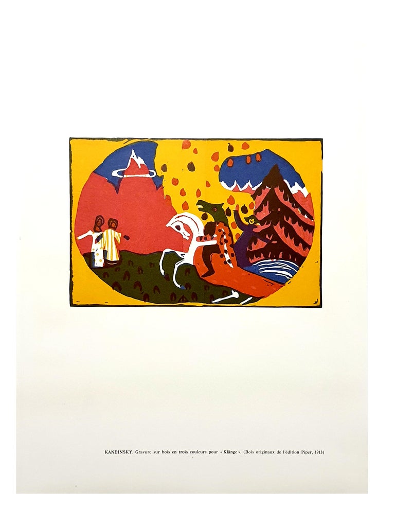 Wassily Kandinsky - Wassily Kandinsky - Horse Knight - Original Etching ...