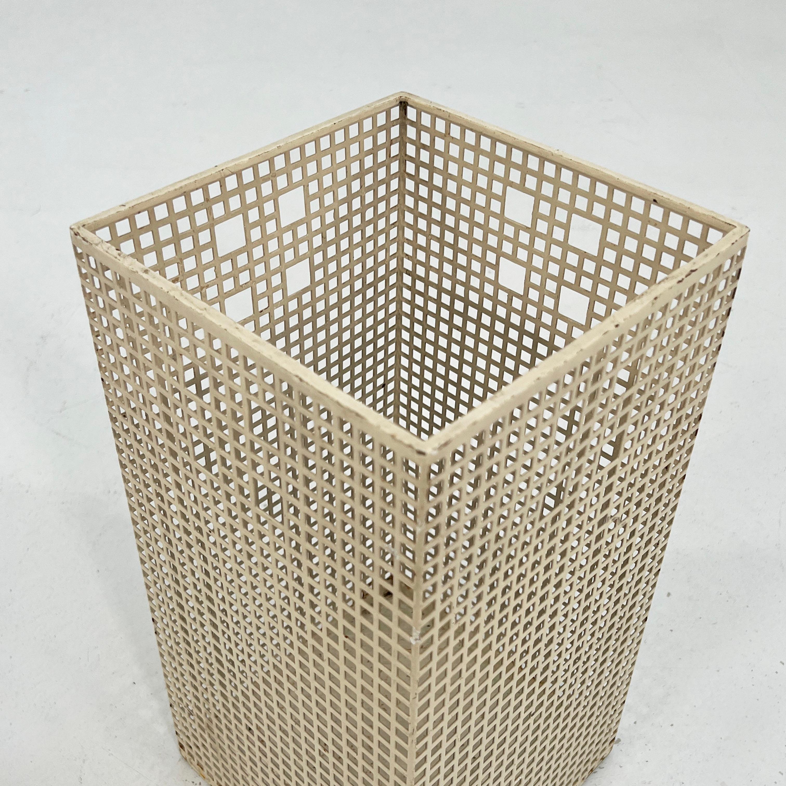 Waste Paper Basket by Josef Hoffmann For Bieffeplast, 1980s at 1stDibs