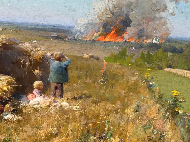 "Watching the Fire" by Ivan Lavrentievich Gorokhov at 1stDibs