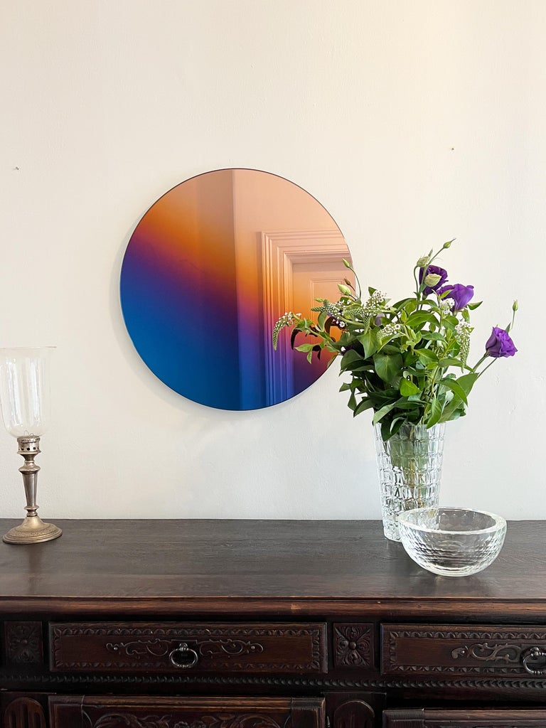 Water Dixon - SPECTRUM by Water Dixon - Azurite Mirror For Sale at 1stDibs