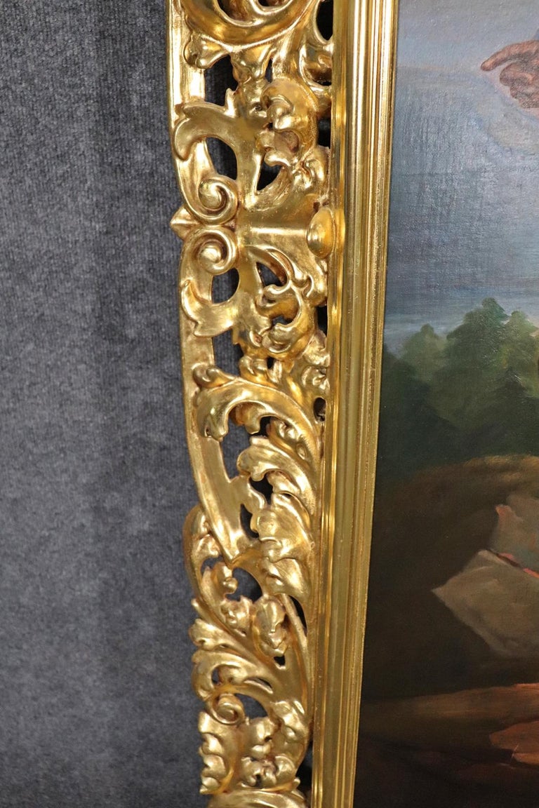 Water Gilded Rococo Framed After Giulio Cesare Ferrari "Linda Di ...