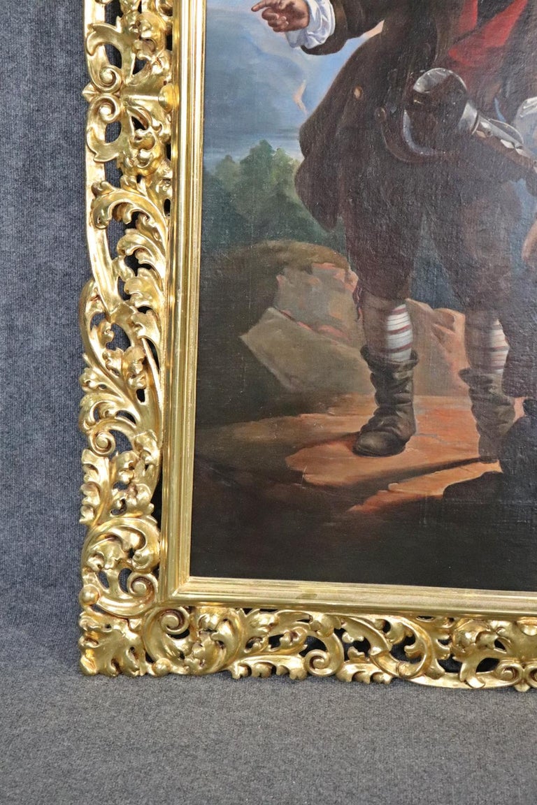 Water Gilded Rococo Framed After Giulio Cesare Ferrari "Linda Di ...