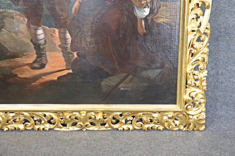 Water Gilded Rococo Framed After Giulio Cesare Ferrari "Linda Di ...