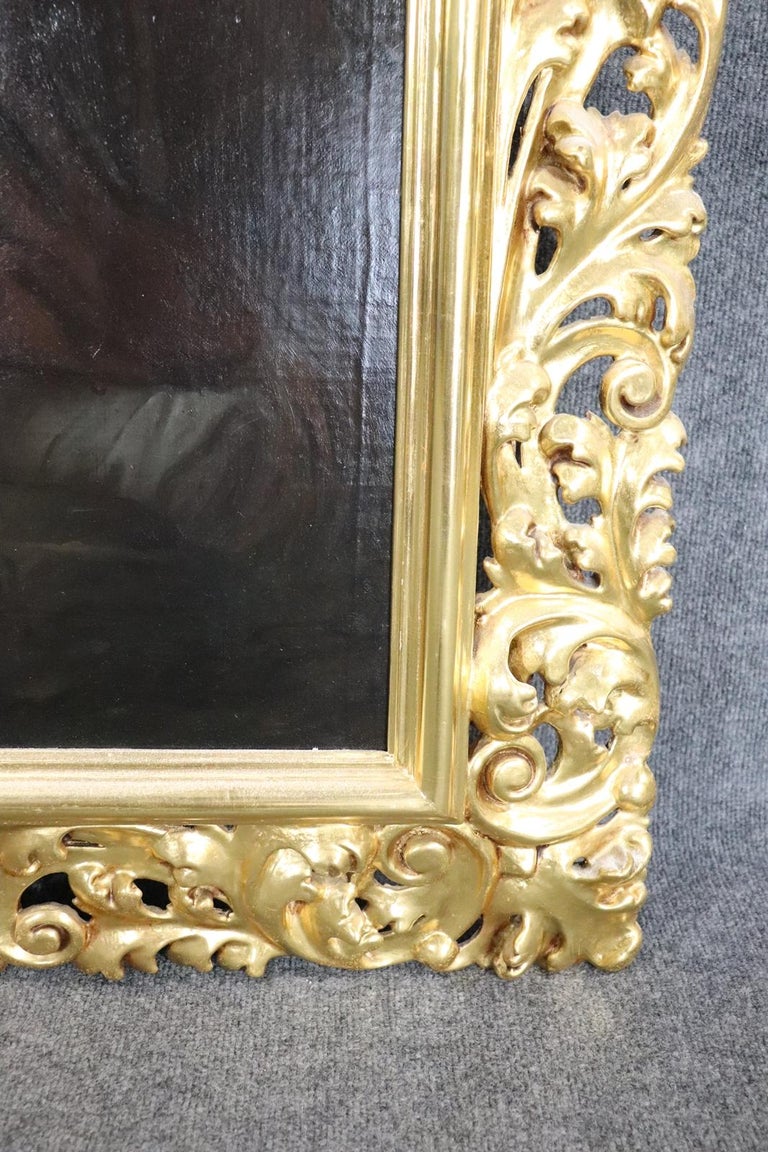 Water Gilded Rococo Framed After Giulio Cesare Ferrari "Linda Di ...