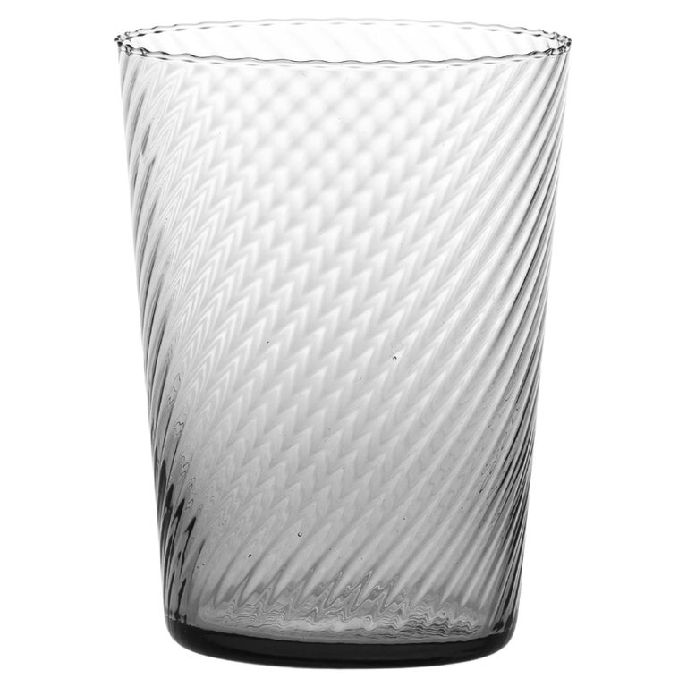 Water Glass Handcrafted in Muranese Glass, Lead Twisted MUN by VG For ...