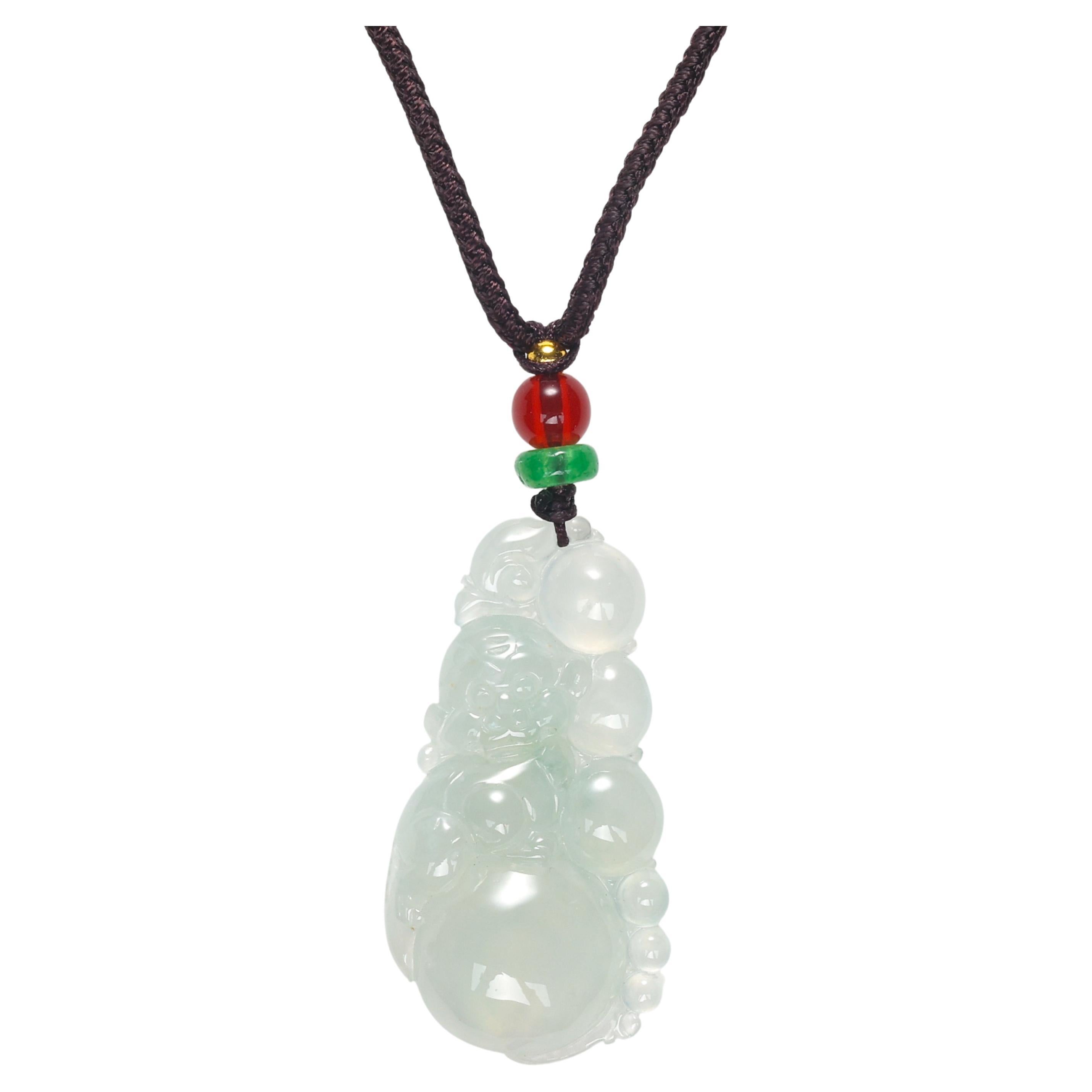 Jade Hololith Victorian Pendant Certified Untreated For Sale at 1stDibs