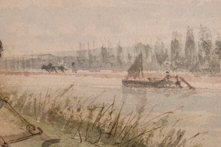 Watercolor by Richard Beavis, 19th Century British School For Sale at ...