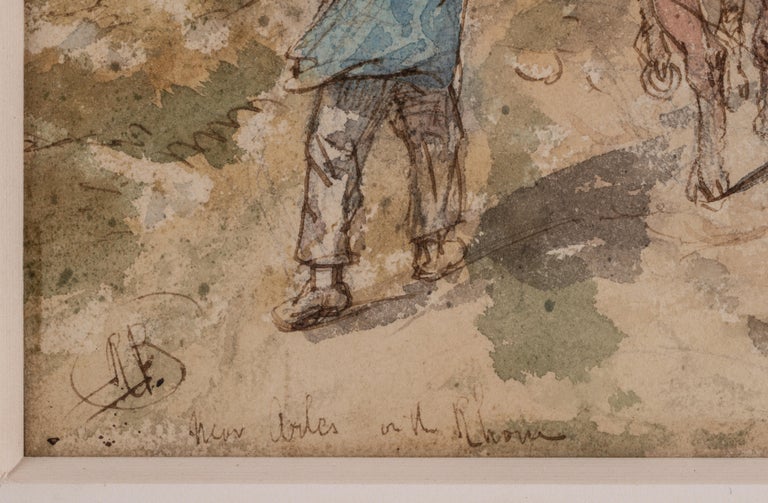 Watercolor by Richard Beavis, 19th Century British School For Sale at ...