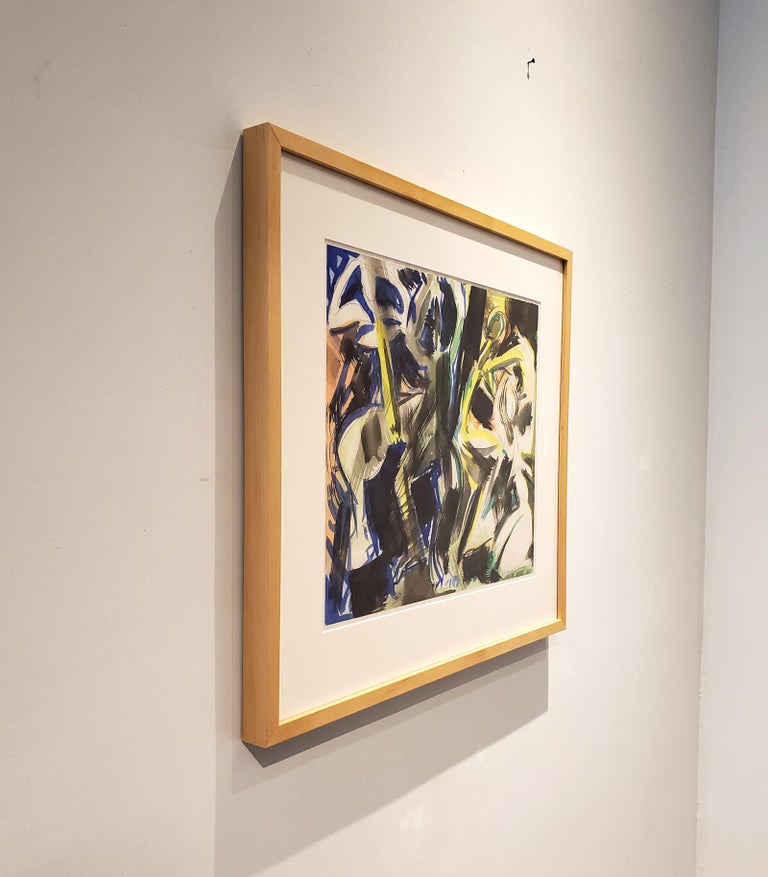 Watercolor Dancers by Artist Jacques Lamy For Sale at 1stDibs