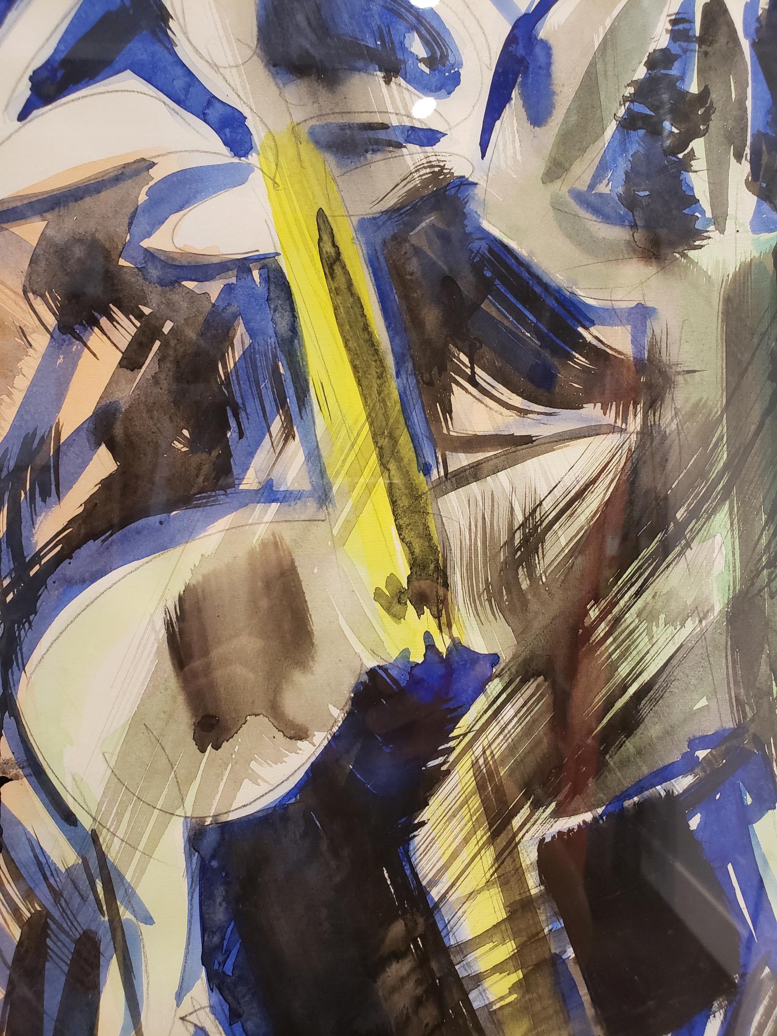 Watercolor Dancers by Artist Jacques Lamy For Sale at 1stDibs | jacques ...