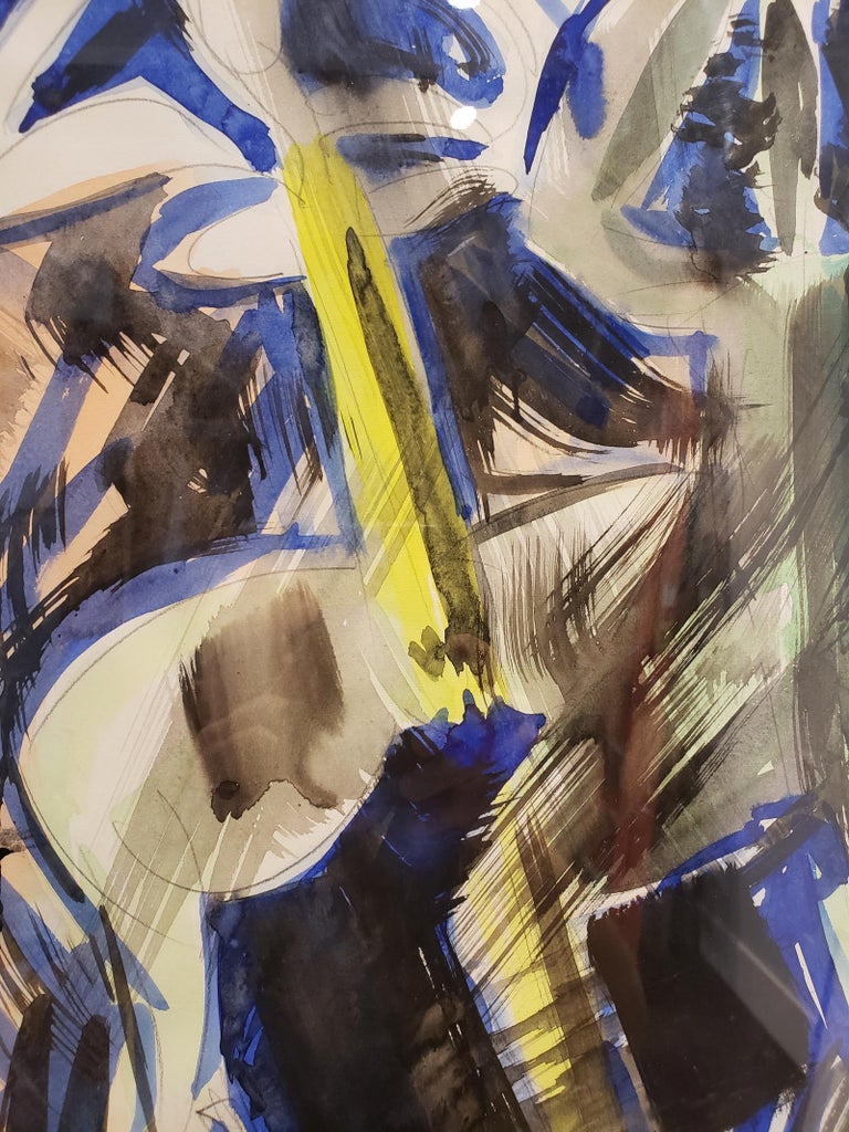 Watercolor Dancers by Artist Jacques Lamy For Sale at 1stDibs