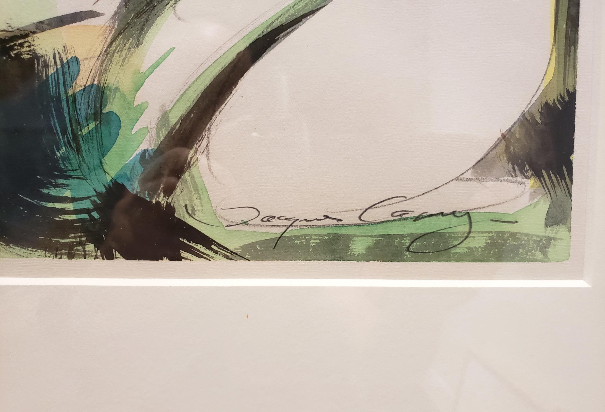 Watercolor Dancers by Artist Jacques Lamy For Sale at 1stDibs | jacques ...