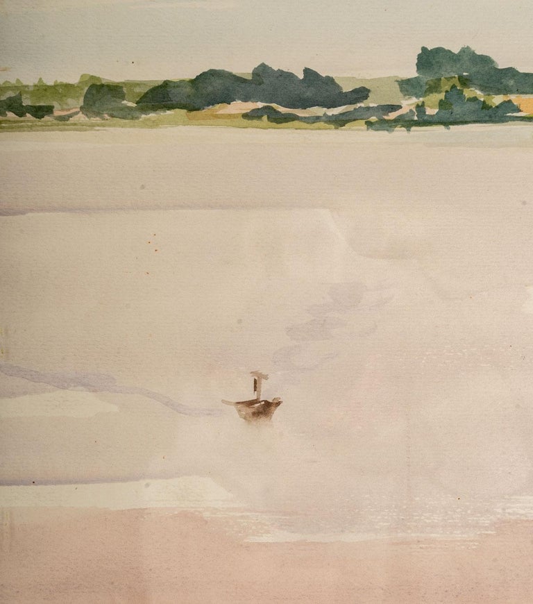 Watercolour on Paper by Luez "the Ivory Coast" For Sale at 1stDibs