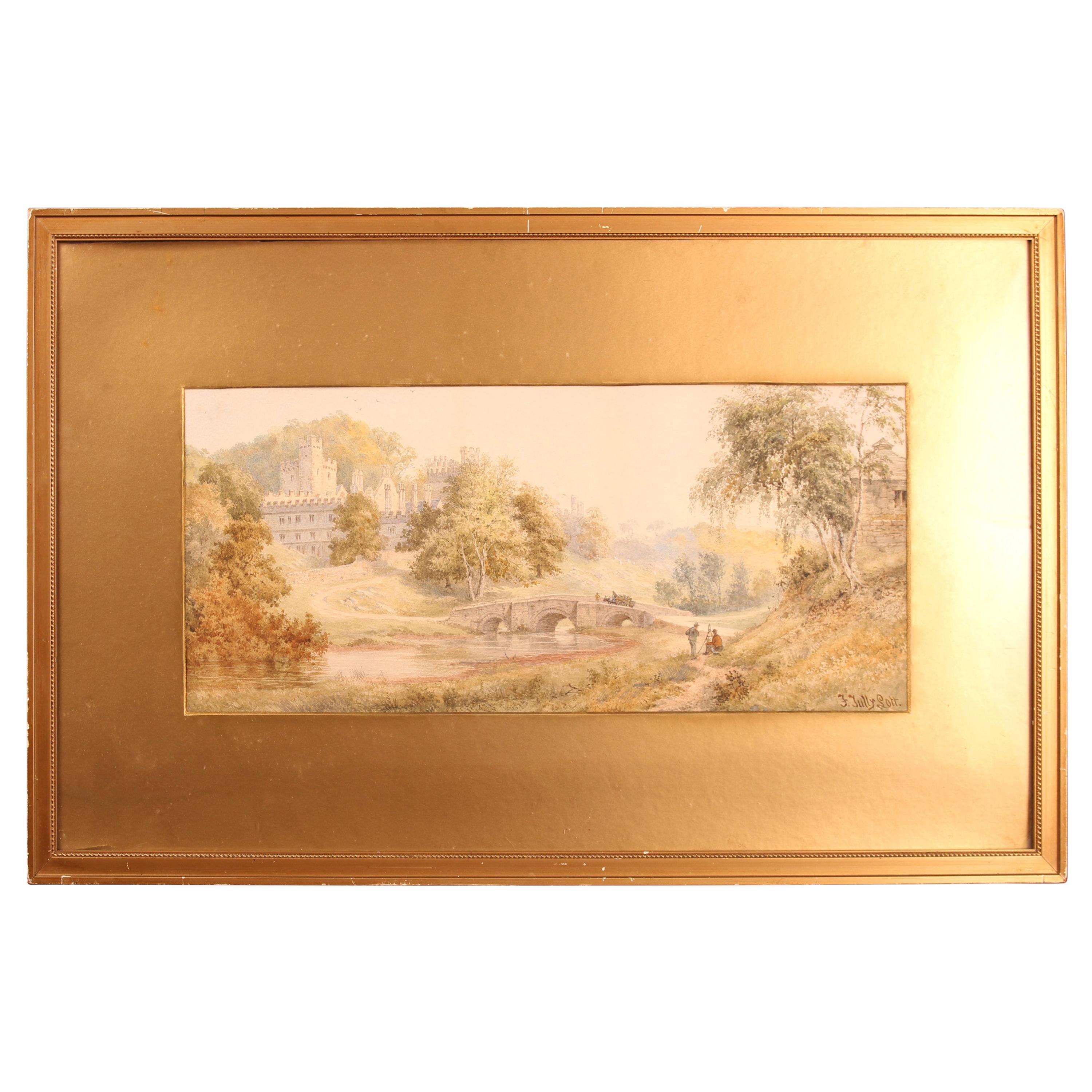 Watercolour 'Windsor Castle' by Frederick Tully Lott For Sale at 1stDibs