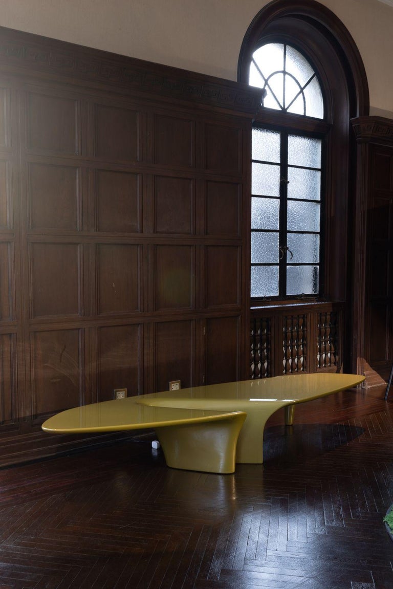 Waterfall Coffee Table Yellow Colour by Driade For Sale at 1stDibs