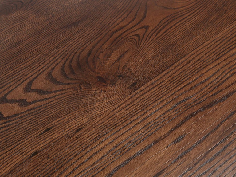 Waterfall Dining Table from Reclaimed White Oak by Old Plank in Any ...