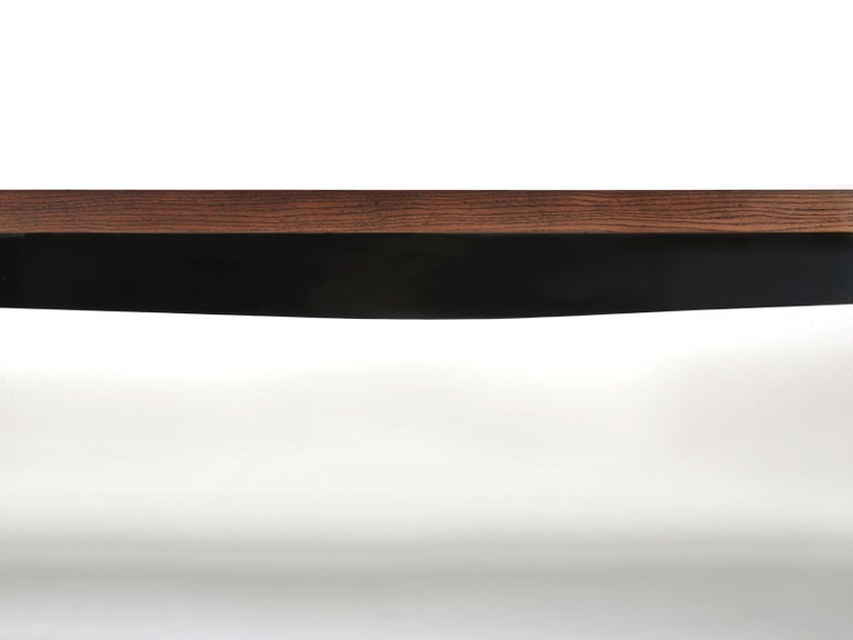 Waterfall Dining Table from Reclaimed White Oak by Old Plank in Any ...