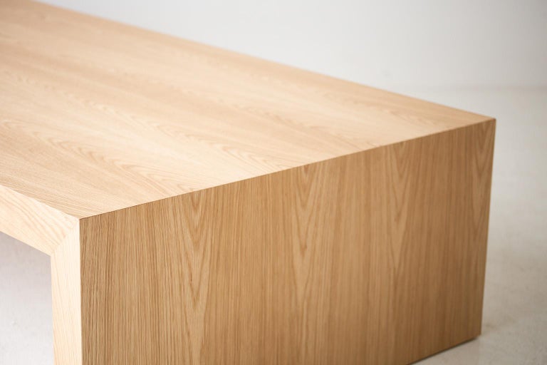 Waterfall Table in White Oak For Sale at 1stDibs