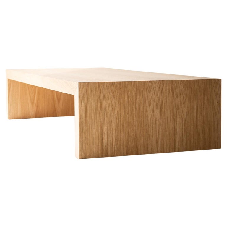 Waterfall Table in White Oak For Sale at 1stDibs