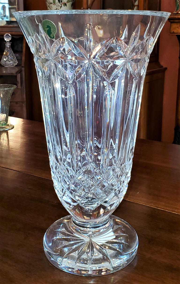 Waterford Crystal Starburst Vase at 1stDibs