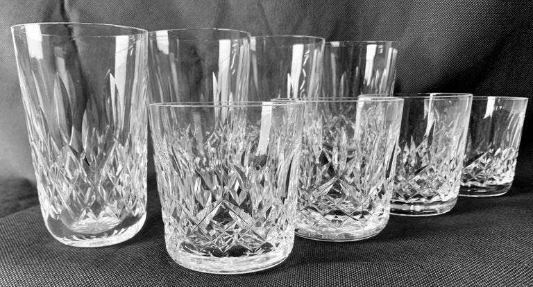 Waterford Lismore Pattern Set Of Four Highballtumbler Glasses At