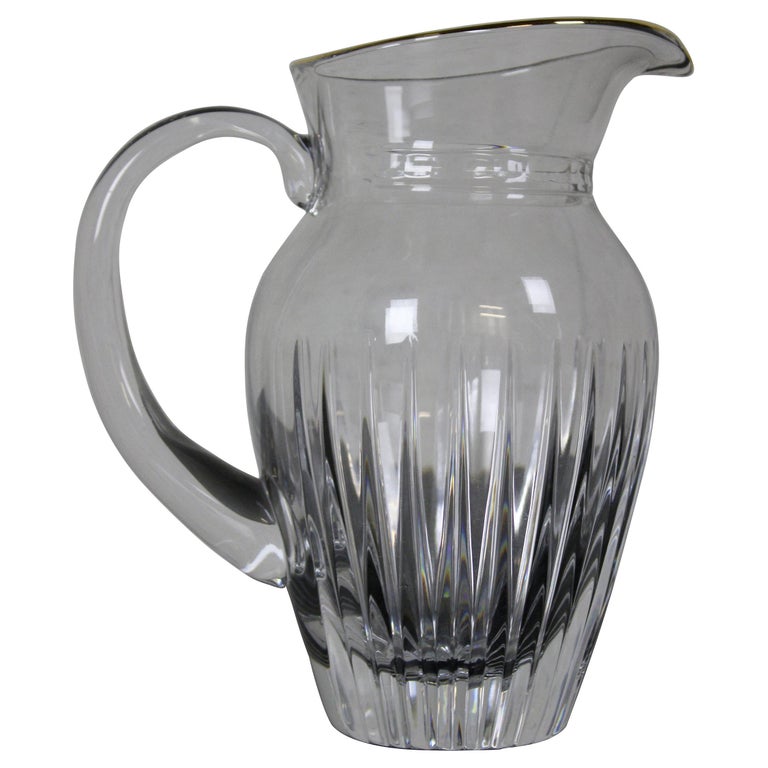 Waterford Marquis Hanover Gold Crystal Water Juice Pitcher 32 oz at ...