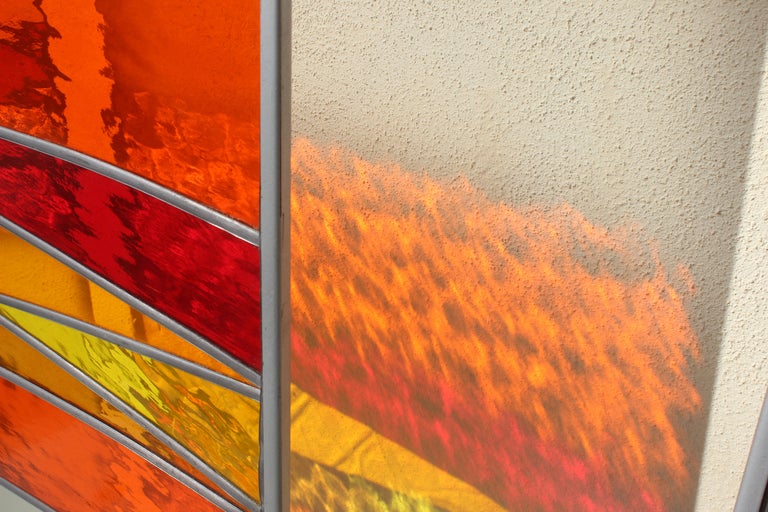 Waterglas, Artistic Glass Screen Adaptable for Luxury Windows For Sale ...