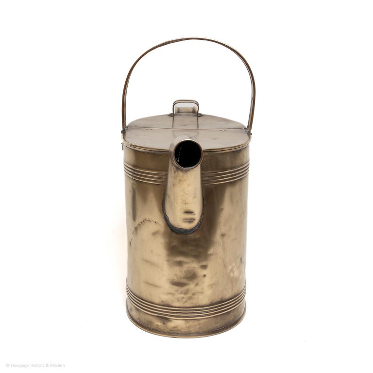 Watering Can Hot Water Jug Brass Large 49cm., 19" long For Sale at 1stDibs
