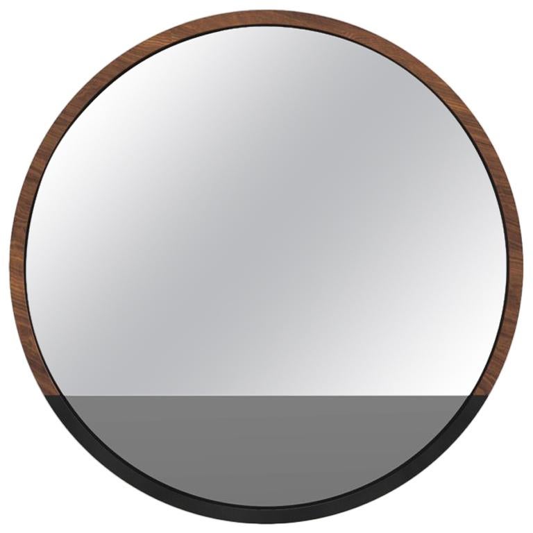 Waterline Round Mirror 36" For Sale at 1stDibs