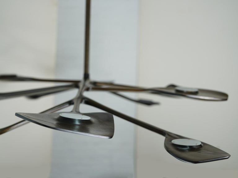 Organic, Sculptural Wood Sapele, hand finish- Leaf-like, Contemporary ...