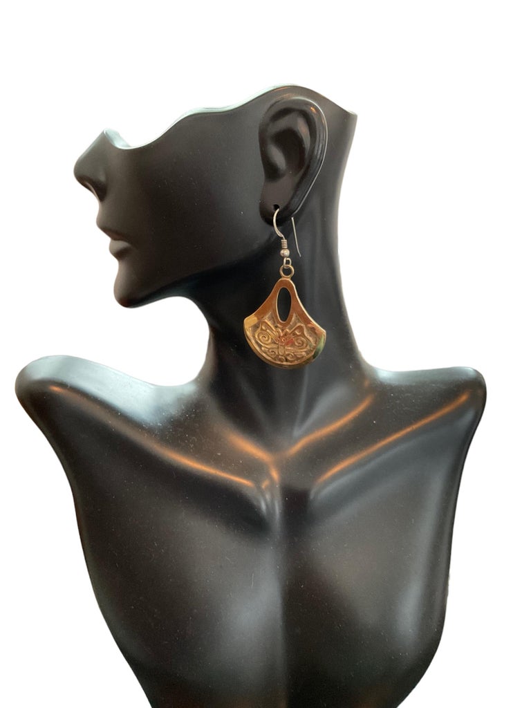 Watson Honanie Hopi Native American Sterling Silver 14k Gold Butterfly ...