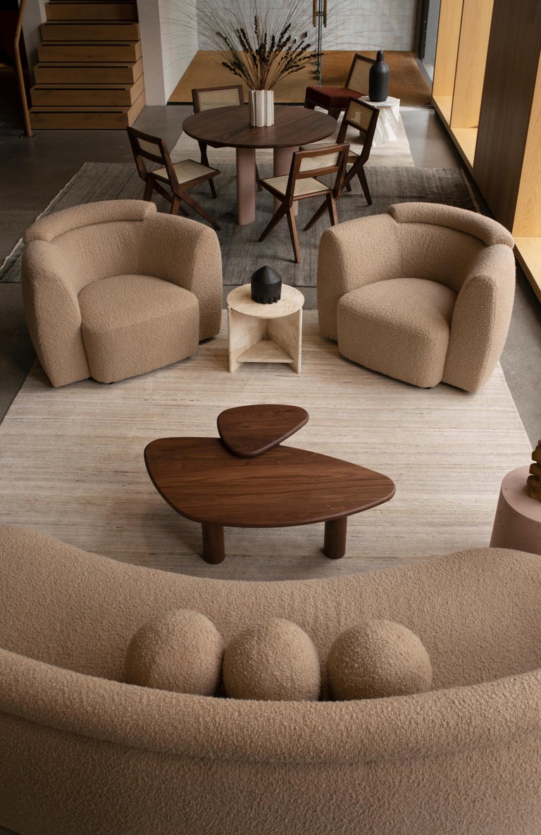 Wave Chair With Swivel Base by Daniel Boddam (COM) For Sale at 1stDibs