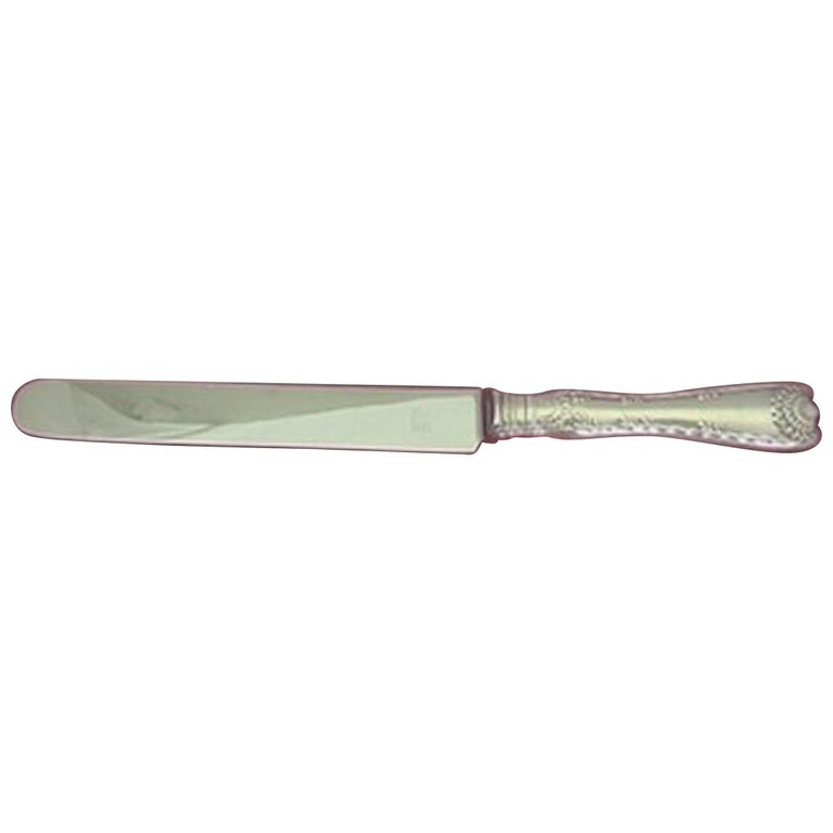 Wave Edge by Tiffany and Co Sterling Regular Knife Blunt with Plated ...