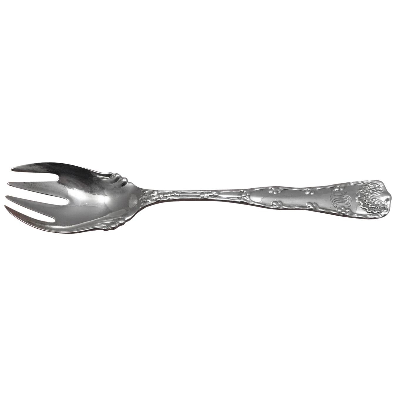 Wave Edge by Tiffany and Co Sterling Silver Ice Cream Fork Original ...