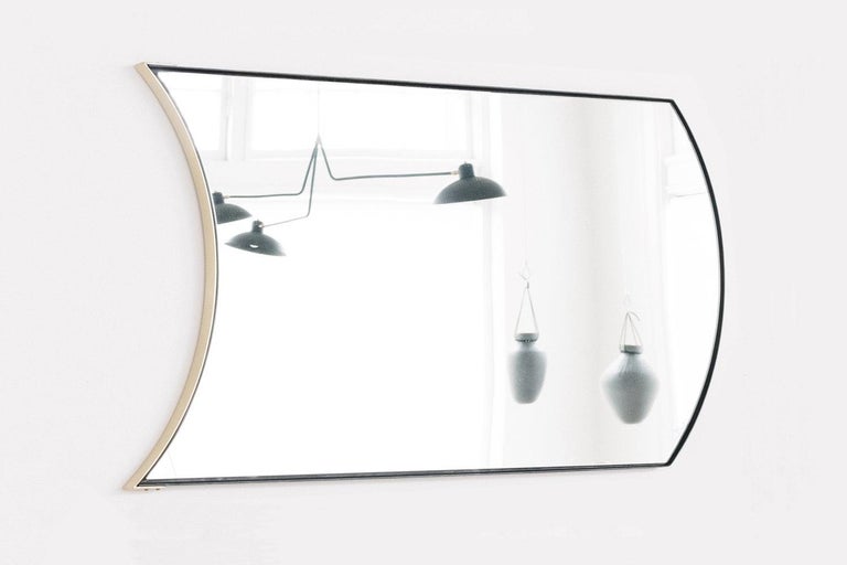 Wave Mirror by De JONG and Co. For Sale at 1stDibs