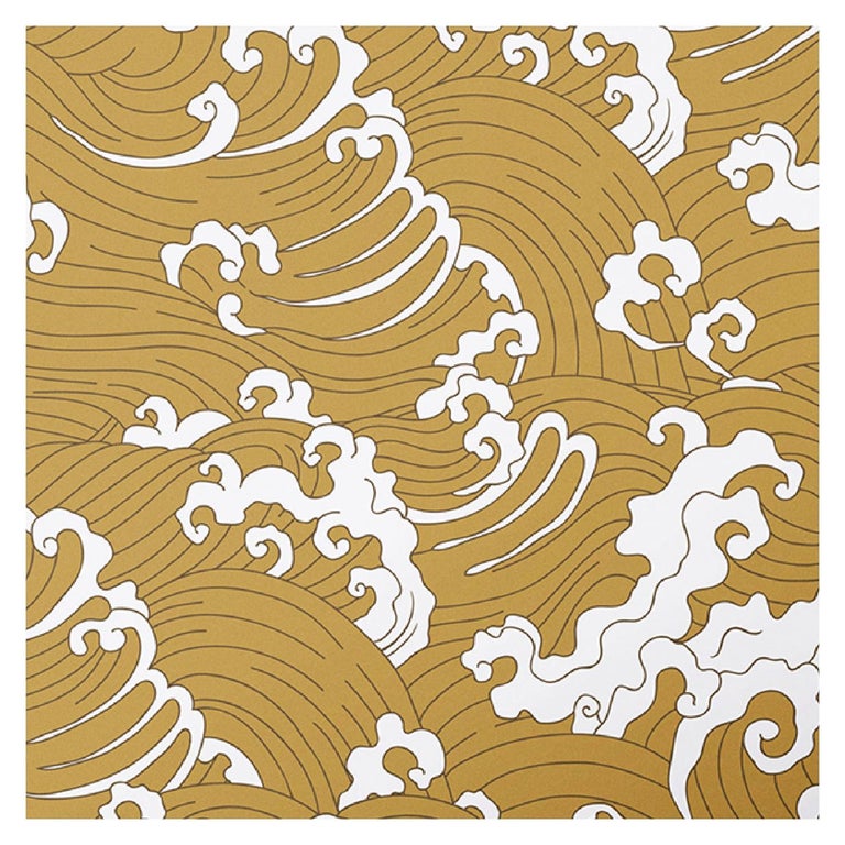 Waves Yellow Panel For Sale at 1stDibs