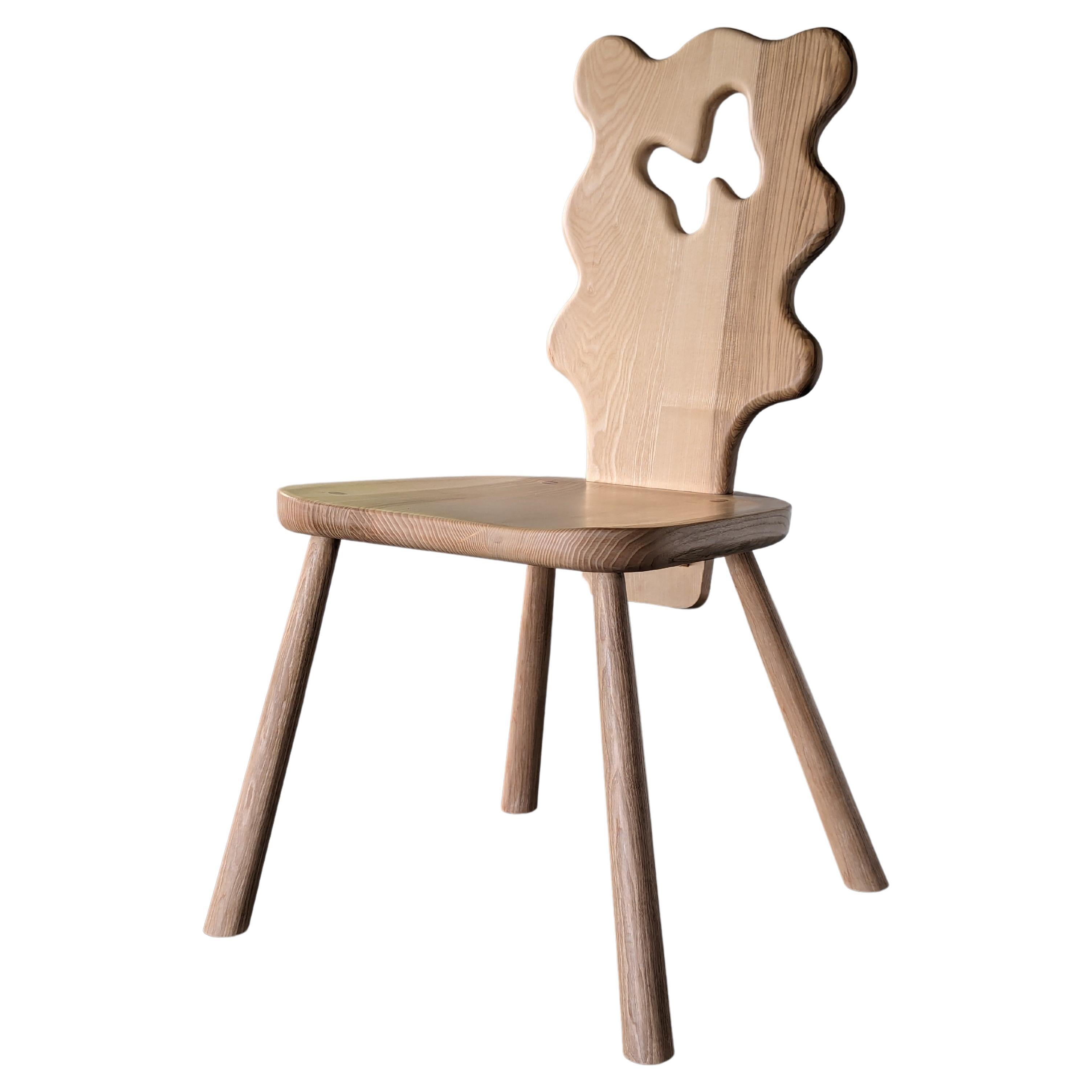 Wavy Alpine Stick Chair in Ash - by James Torble, Loose Fit Furniture ...