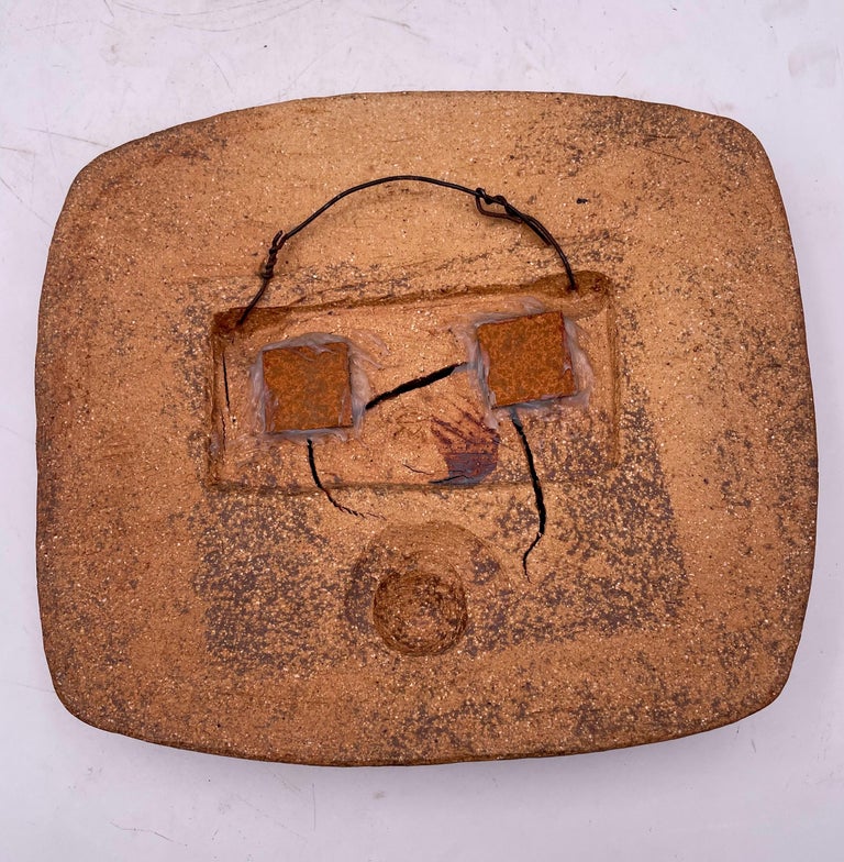 Wayne Chapman California Design Ceramic Sun Wall Tile Sculpture For ...