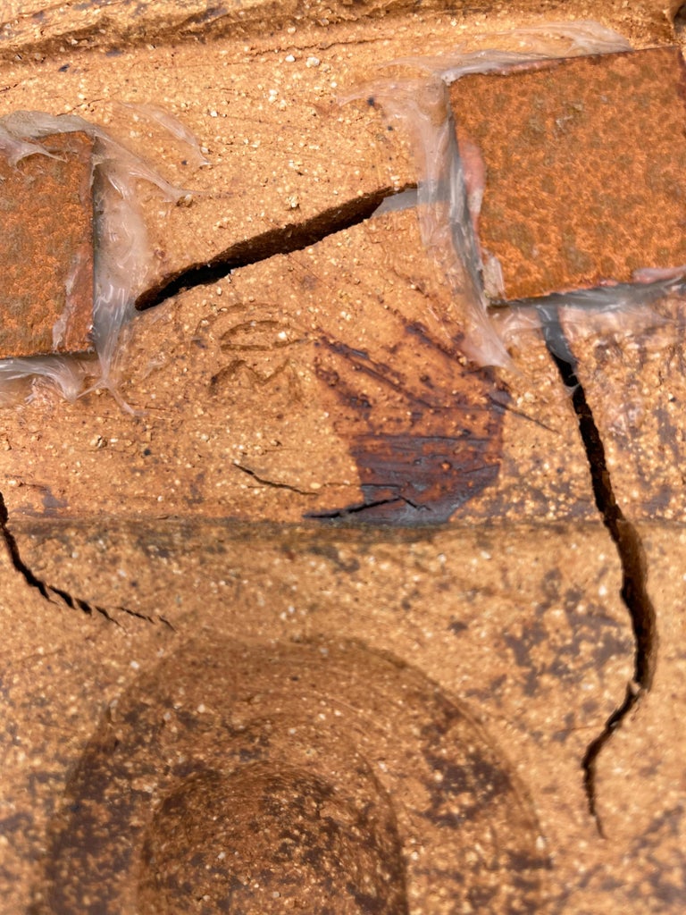 Wayne Chapman California Design Ceramic Sun Wall Tile Sculpture For ...