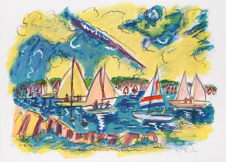 Wayne Ensrud - Afternoon Sails For Sale at 1stDibs