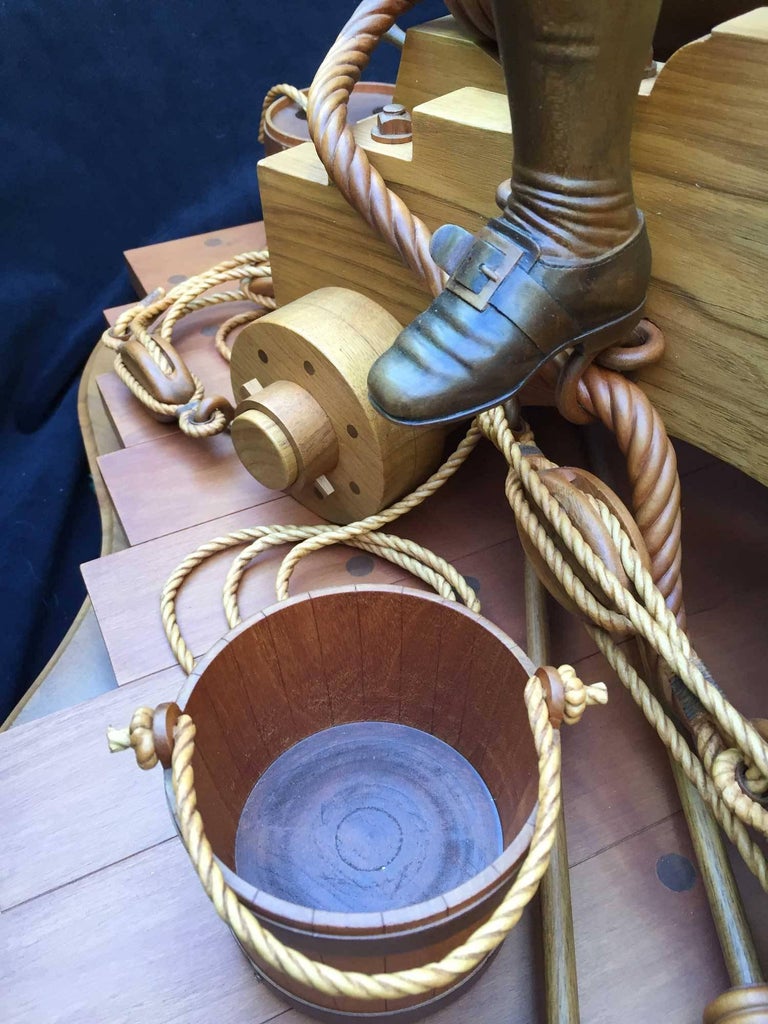 Wayne Holsopple - "The Bow Chaser" - 19th Century Sailor Seated on ...