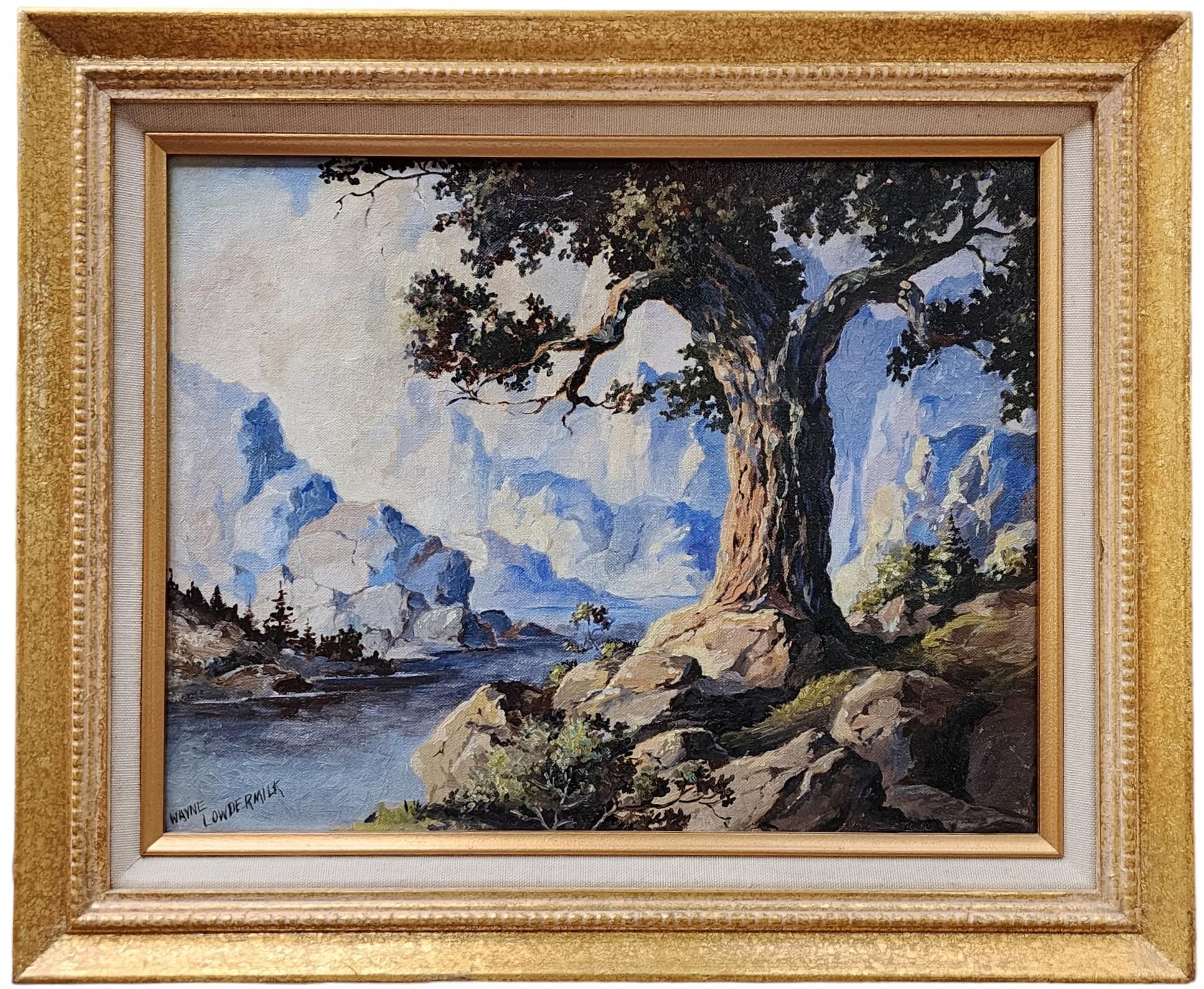 George Frank Higgins - Along The River, American Landscape, River Scene ...