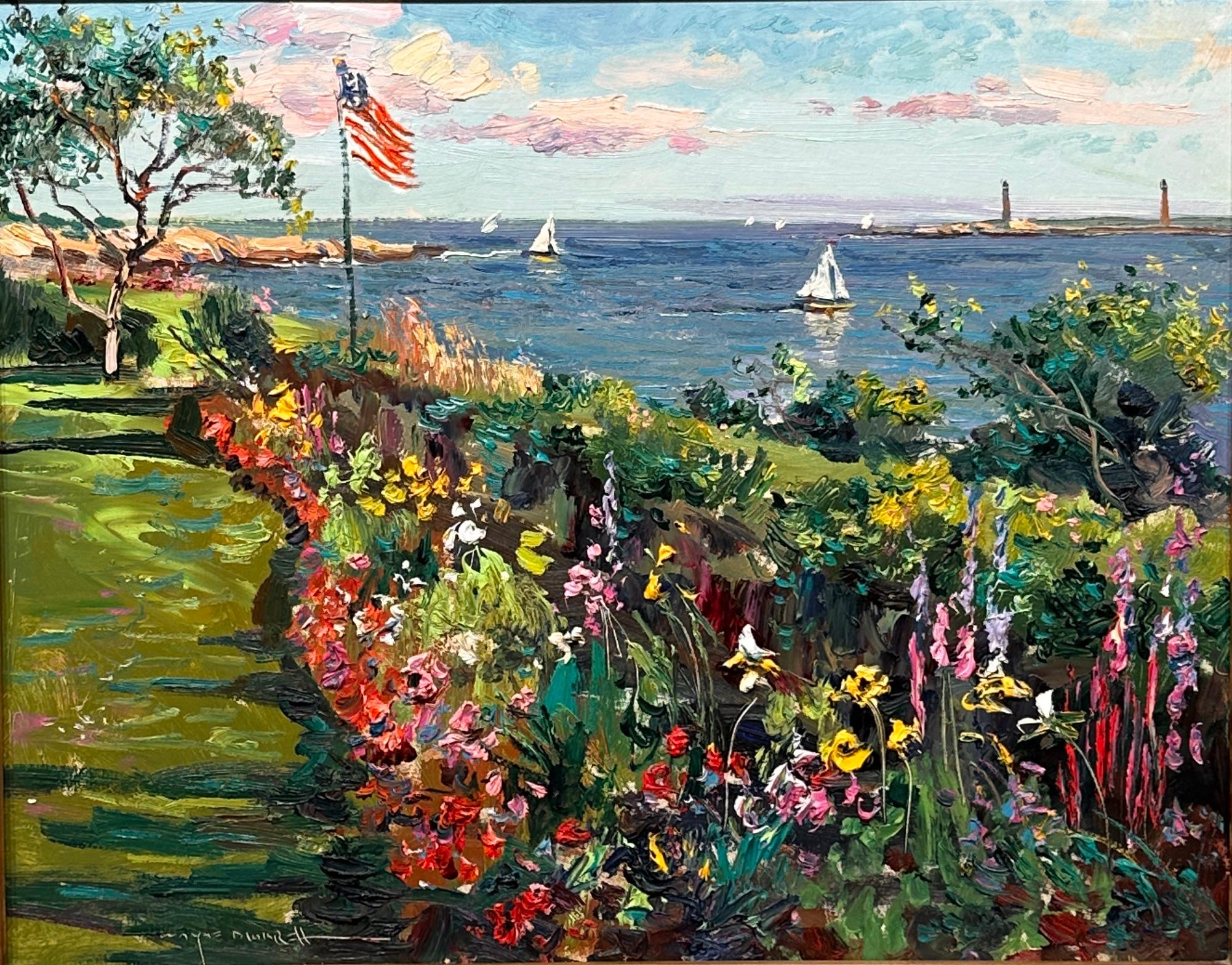 Wayne Morrell - Marmion Way, Thacher Island, Twin Lights painted behind ...