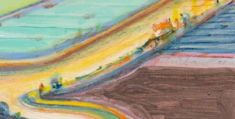 Wayne Thiebaud - The Riverhouse For Sale at 1stDibs