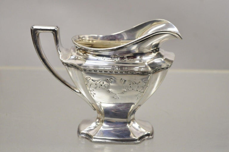 WD Smith Silver Co Chippendale EPNS Hepplewhite Silver Plated Tea Set ...
